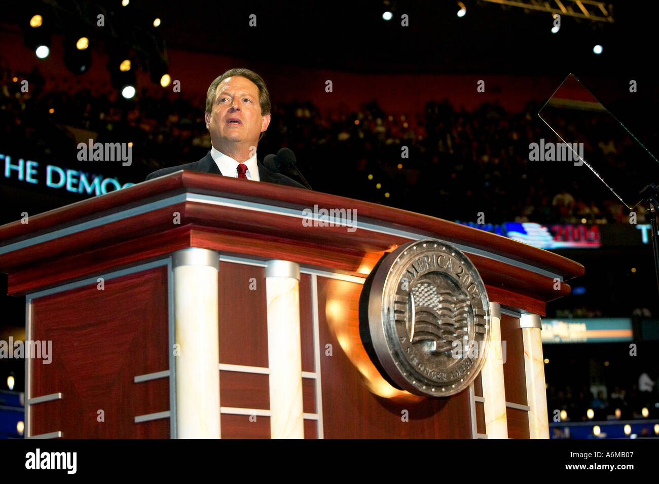 2004 Democratic Convention at the Boston Fleet Center Vice President Al ...