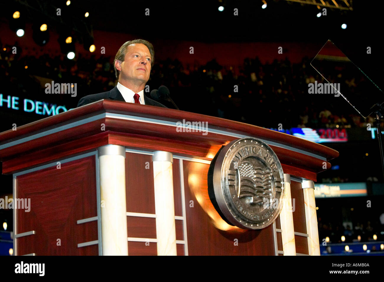 2004 Democratic Convention at the Boston Fleet Center Vice President Al ...