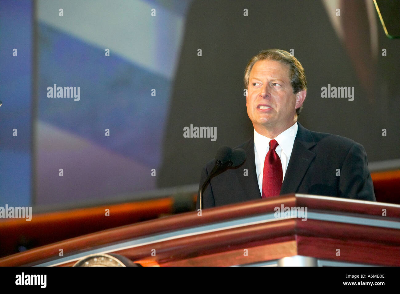 2004 Democratic Convention at the Boston Fleet Center Vice President Al ...