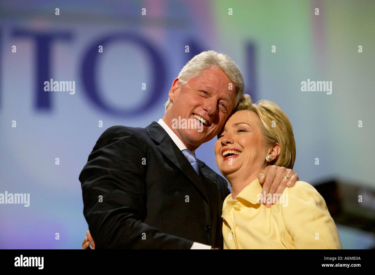 Hillary clinton bill boston hi-res stock photography and images - Alamy