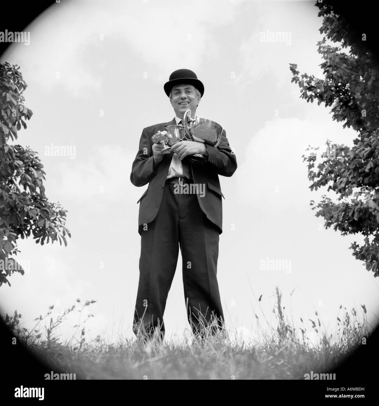 Happy old professional business Black and White Stock Photos & Images ...