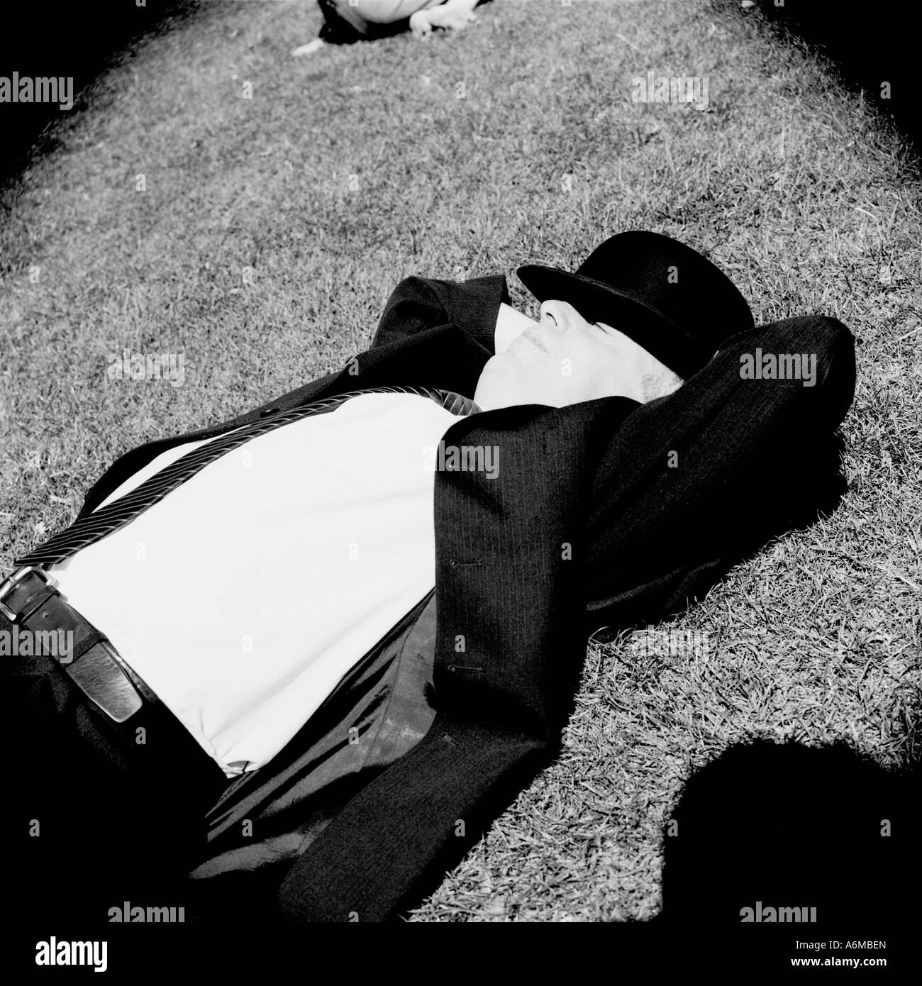 sunbathing during lunch break Stock Photo - Alamy