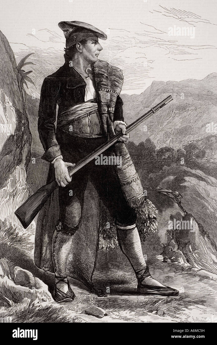 A Carlist volunteer during the 3rd Carlist War Stock Photo - Alamy