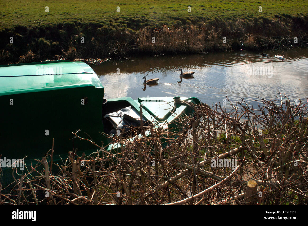 Cauldon Canal Landscape Stock Photo - Alamy
