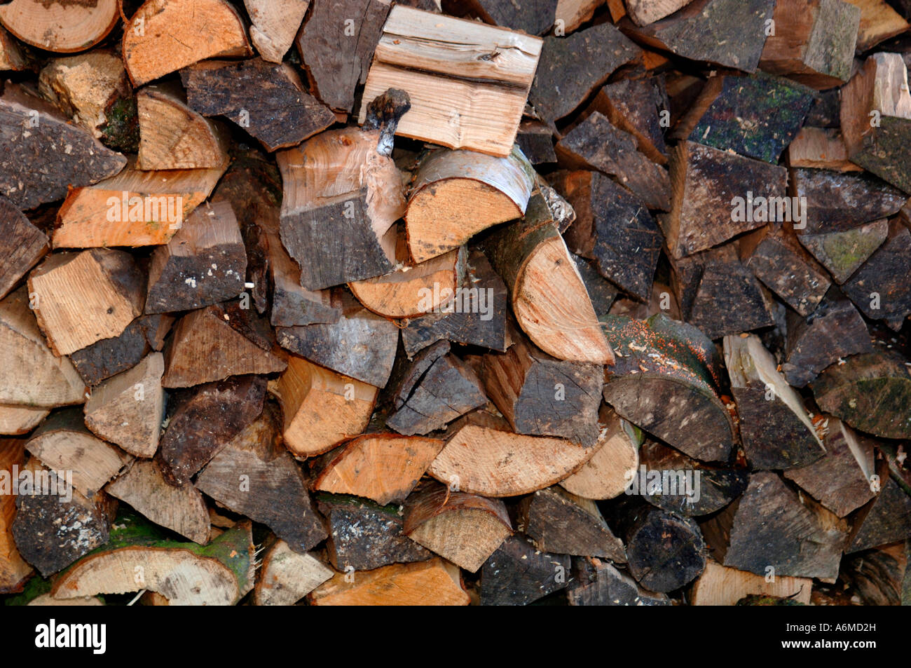Cut Up Logs Stock Photo - Alamy