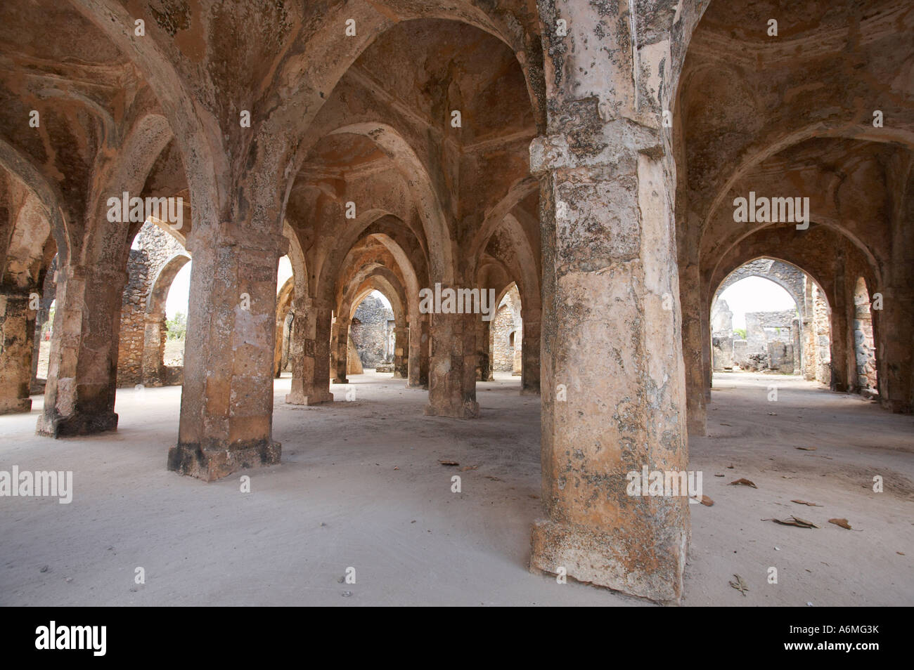 Mosque on Kilwa Kisiwani, Tanzania Stock Photo - Alamy