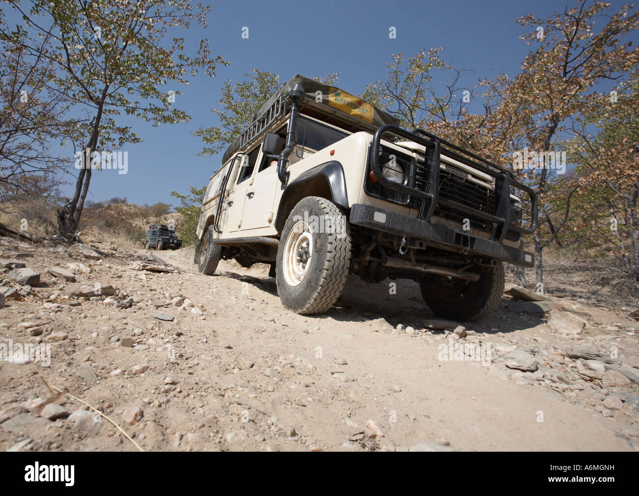 Land Rover in Kaokoland, Namibia Stock Photo - Alamy