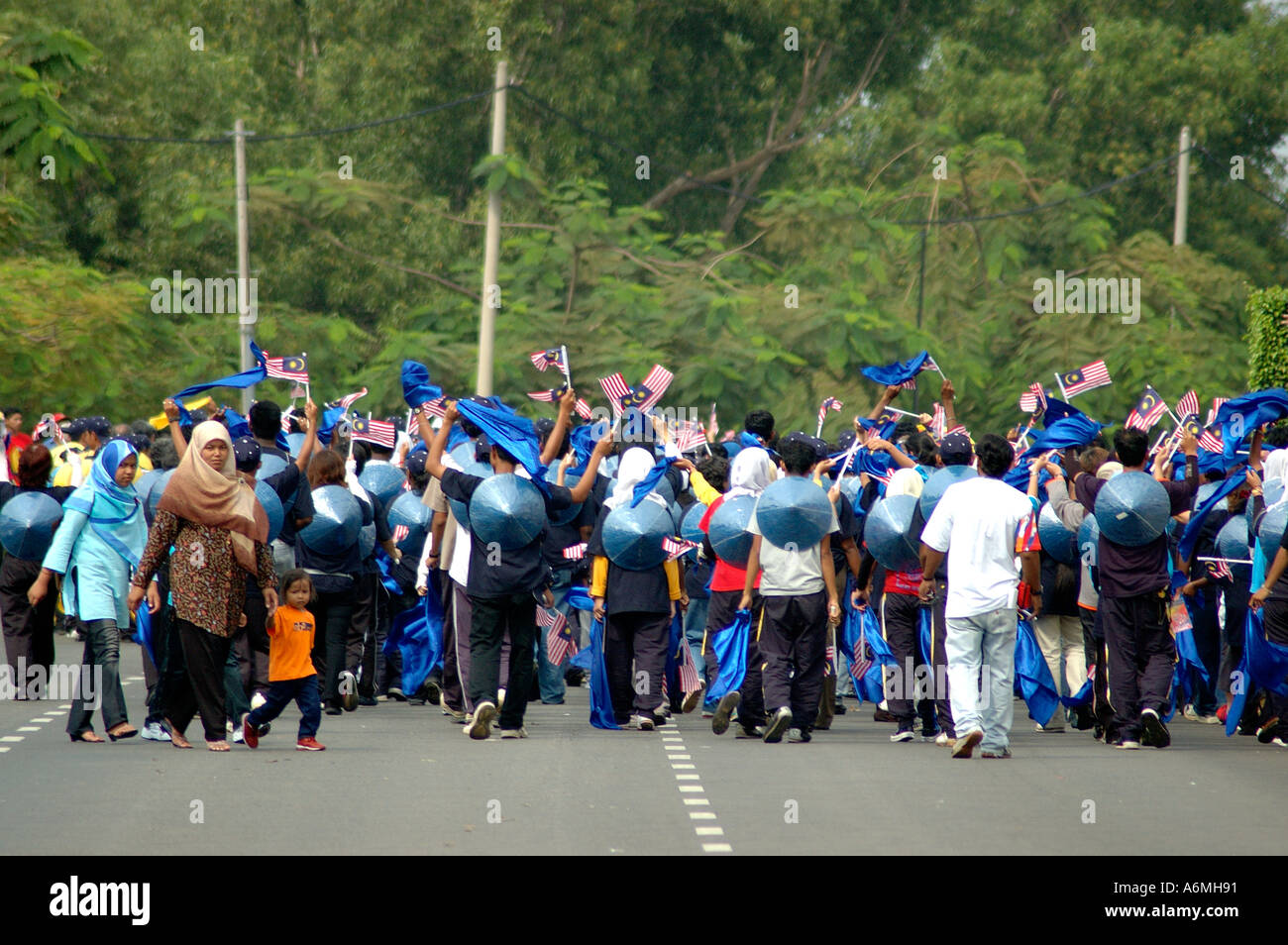 Malaysia Independance day march pass celebrations Stock Photo - Alamy