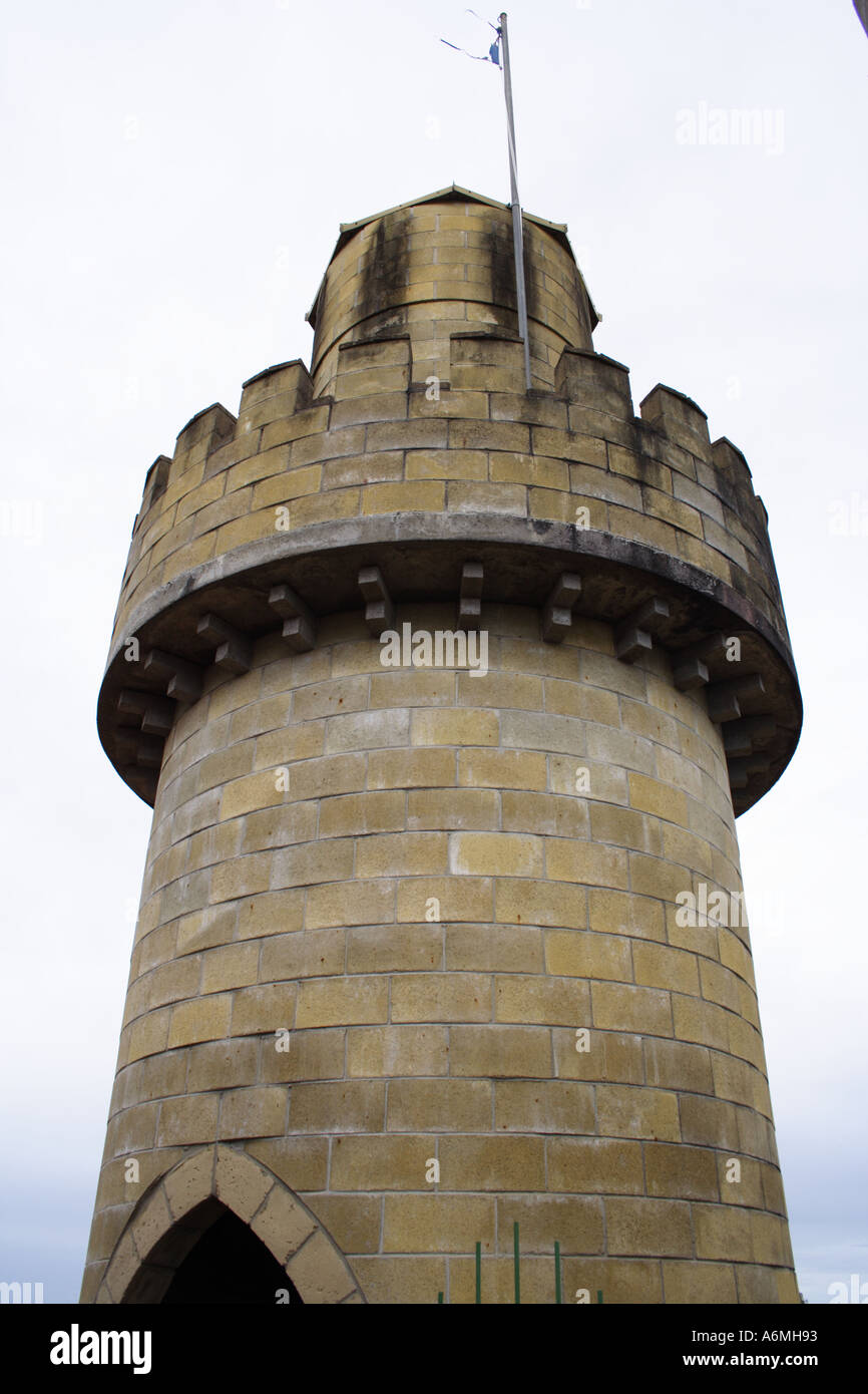 A MEDIEVAL CASTLE REPLICA BAPD946 Stock Photo - Alamy