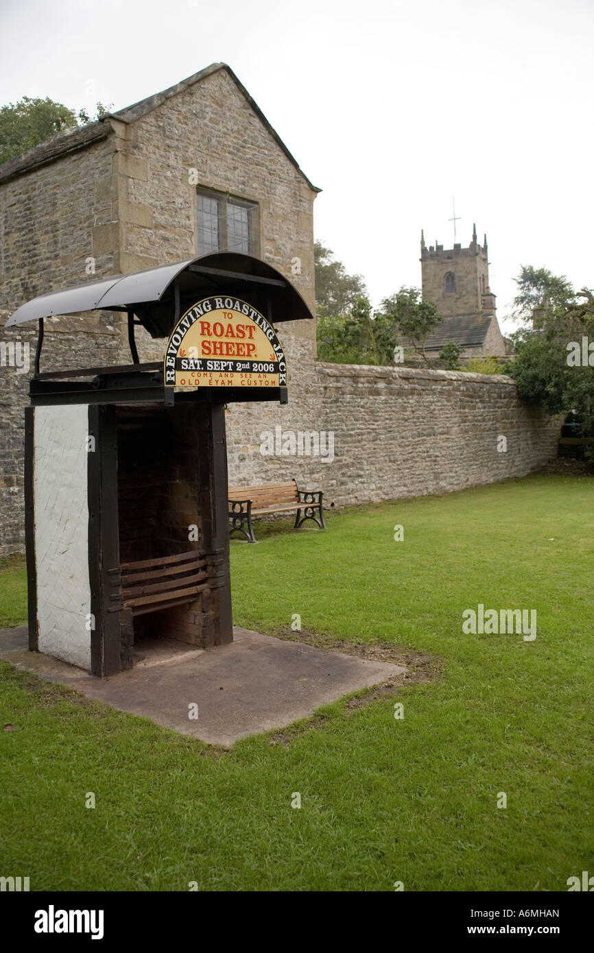 Sheep roasting site in Eyam, Derbyshire, England Stock Photo - Alamy