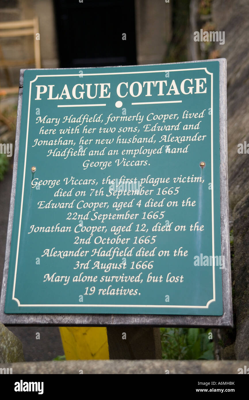 Plague cottage sign in Eyam, Derbyshire, England Stock Photo - Alamy Plague cottage sign in Eyam, Derbyshire, England Stock Photo - Alamy