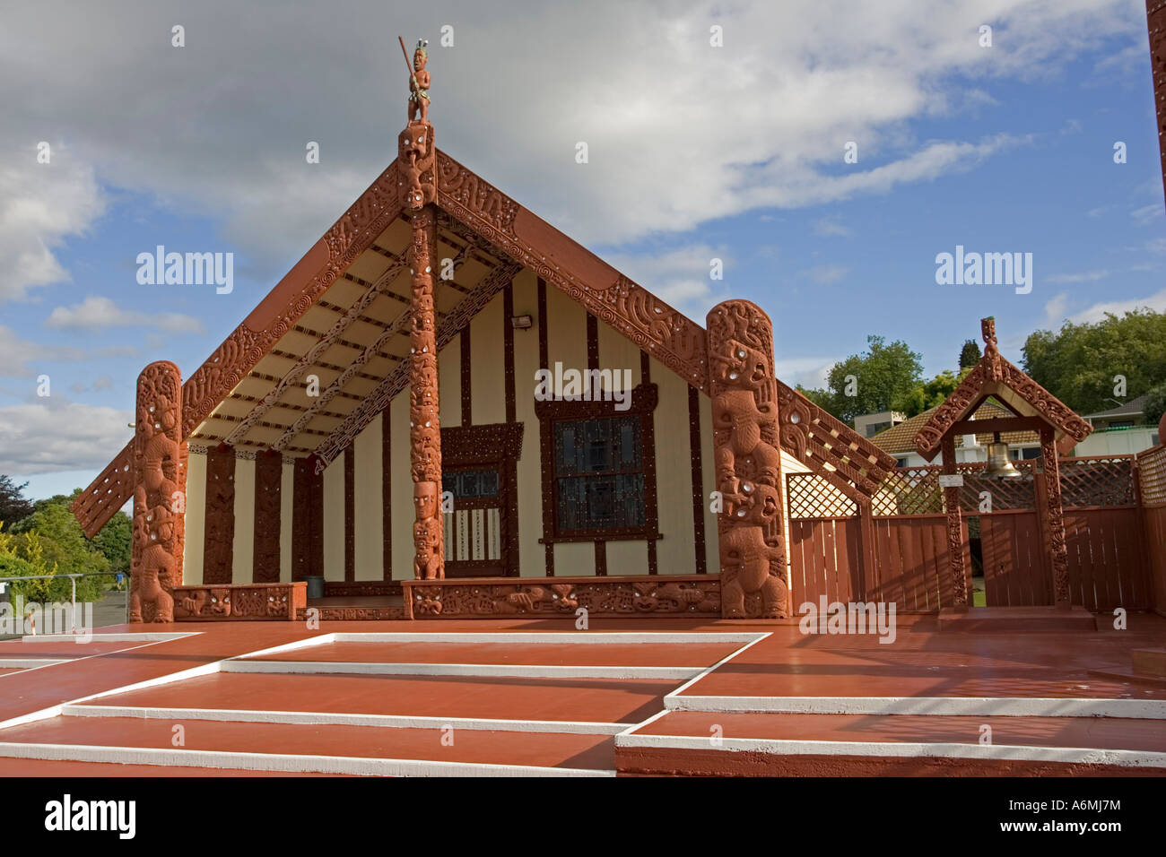 Maori house in rotorua hi-res stock photography and images - Alamy