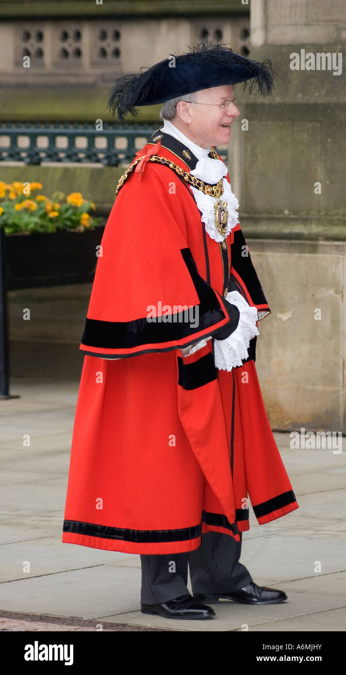 Mayor of Manchester - Town Hall Stock Photo - Alamy