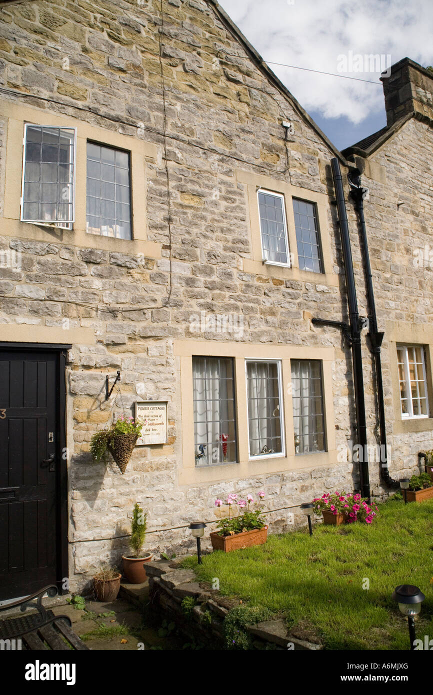 The Plague cottage in Eyam, Derbyshire, England Stock Photo - Alamy