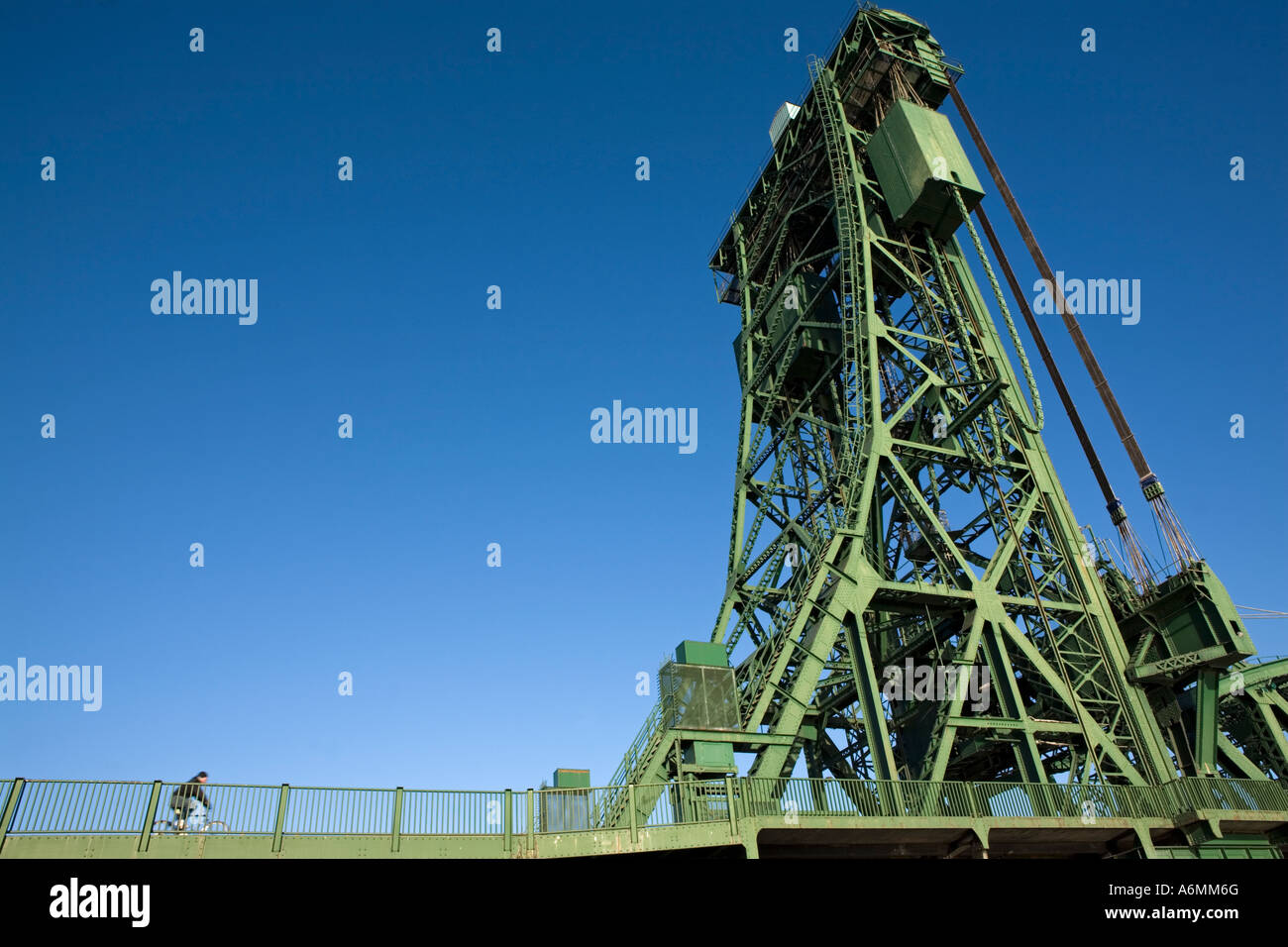 The Newport Bridge over the River Tees (1934) Middlesbrough, North ...
