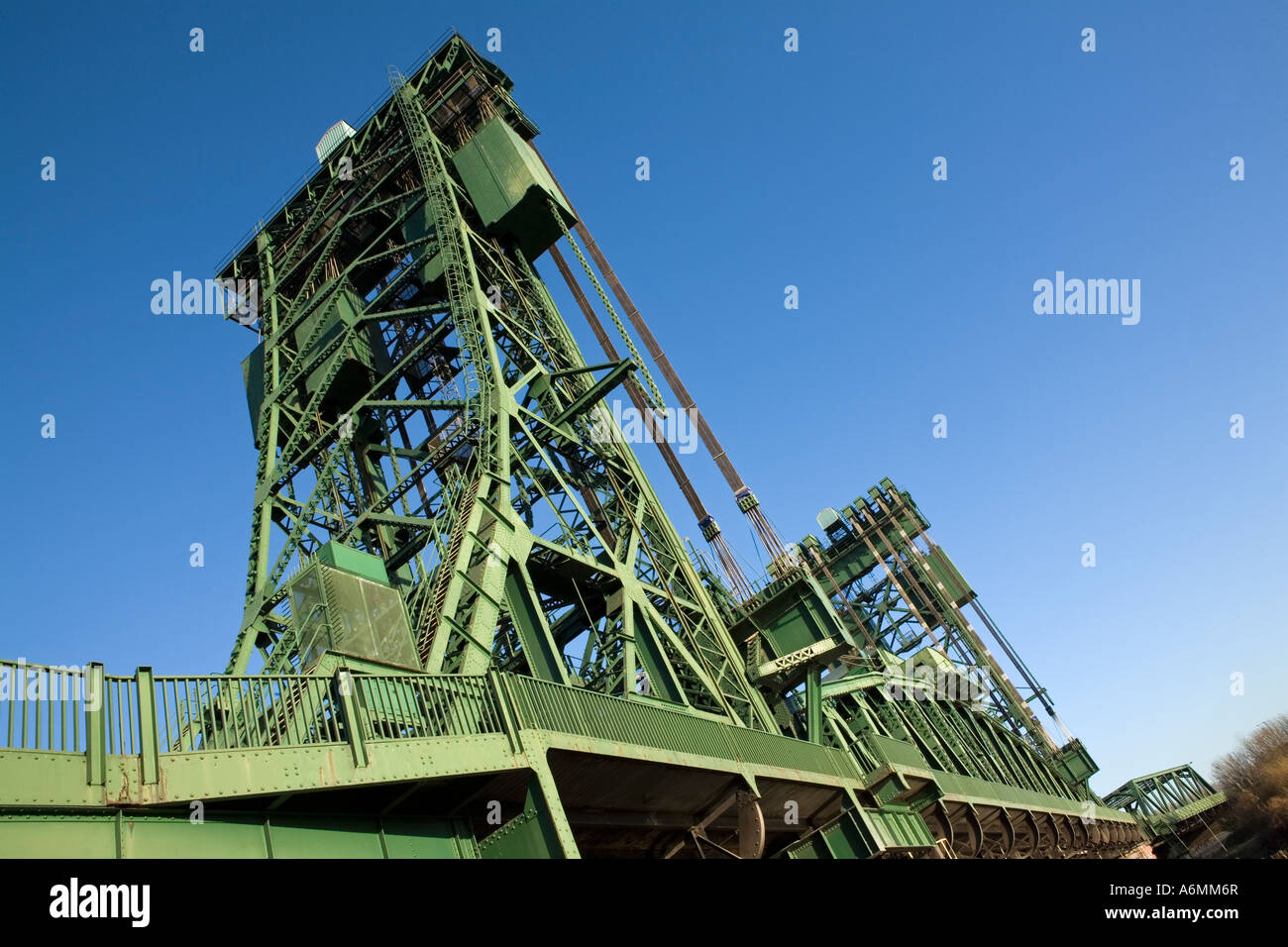 The Newport Bridge over the River Tees (1934) Middlesbrough, North ...