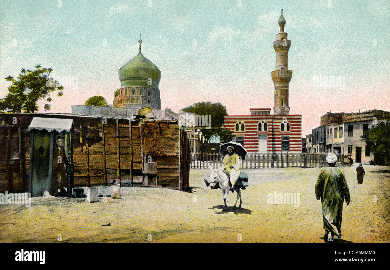 Mansourah Mosque around 1915 Stock Photo - Alamy