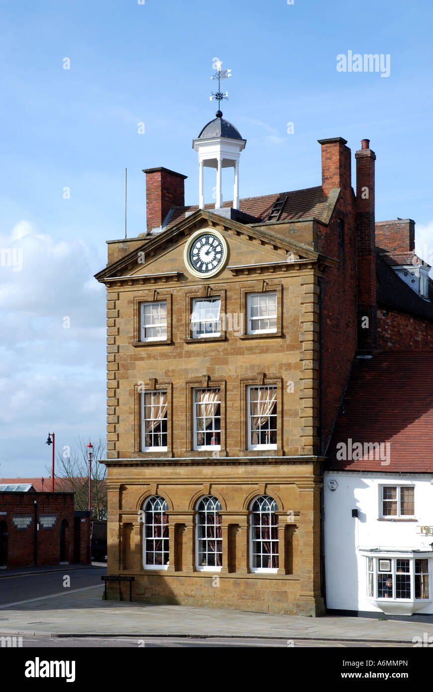 The Moot Hall, Daventry, Northamptonshire, England, UK Stock Photo - Alamy