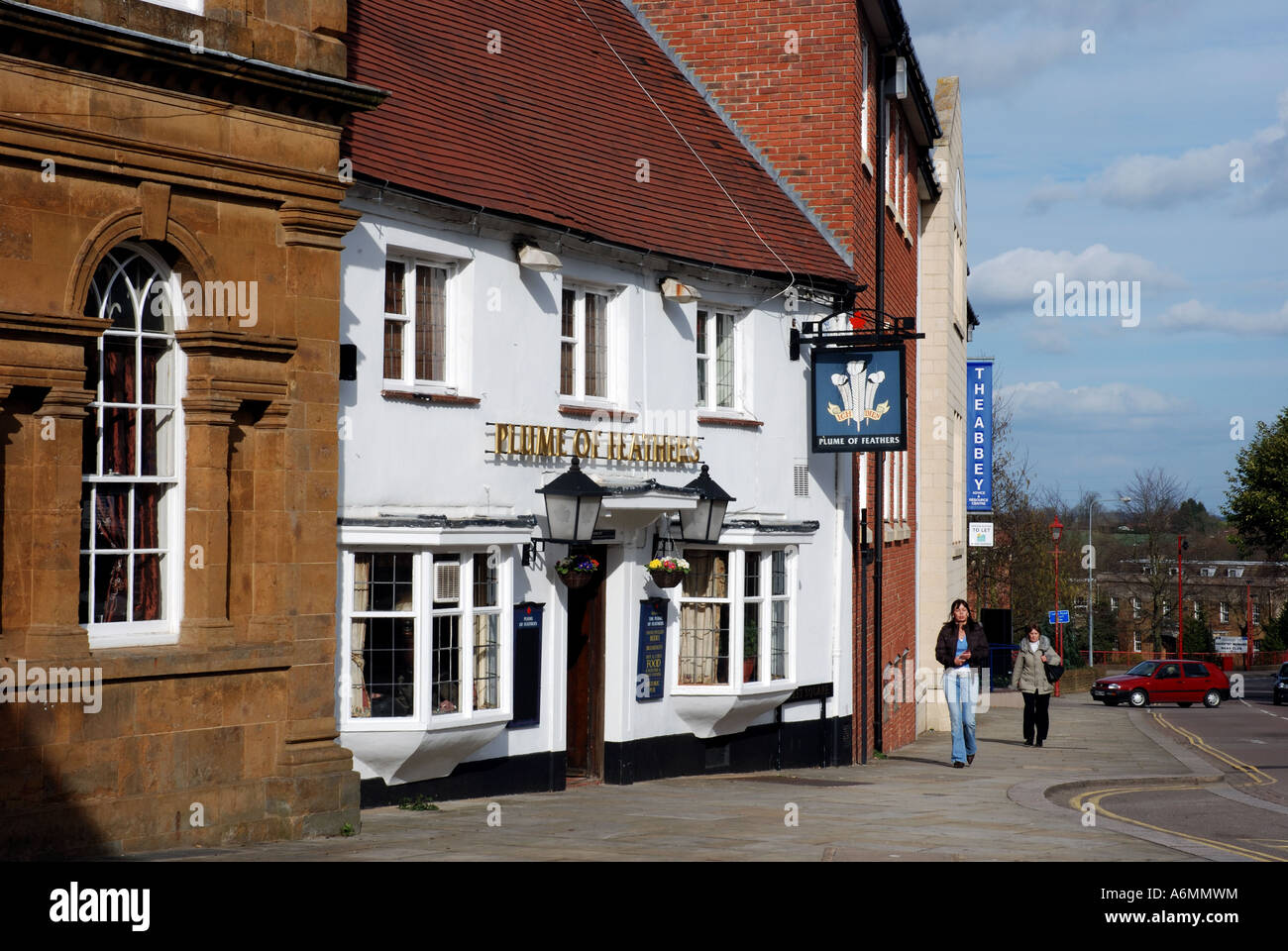 The Plume of Feathers pub in Market Square, Daventry, Northamptonshire ...