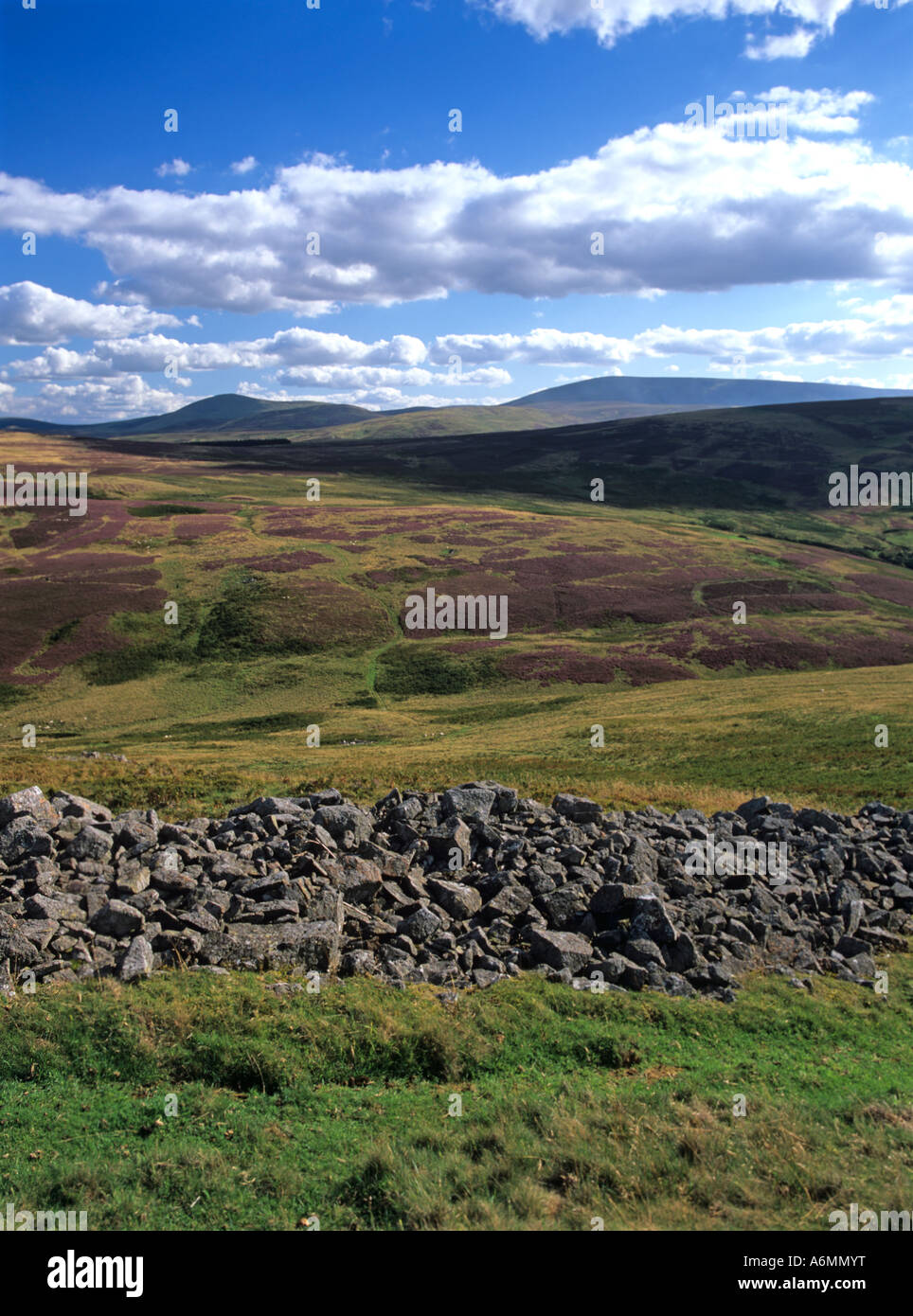 Yeavering Bell hill fort in Northumberland National Park, England Stock ...