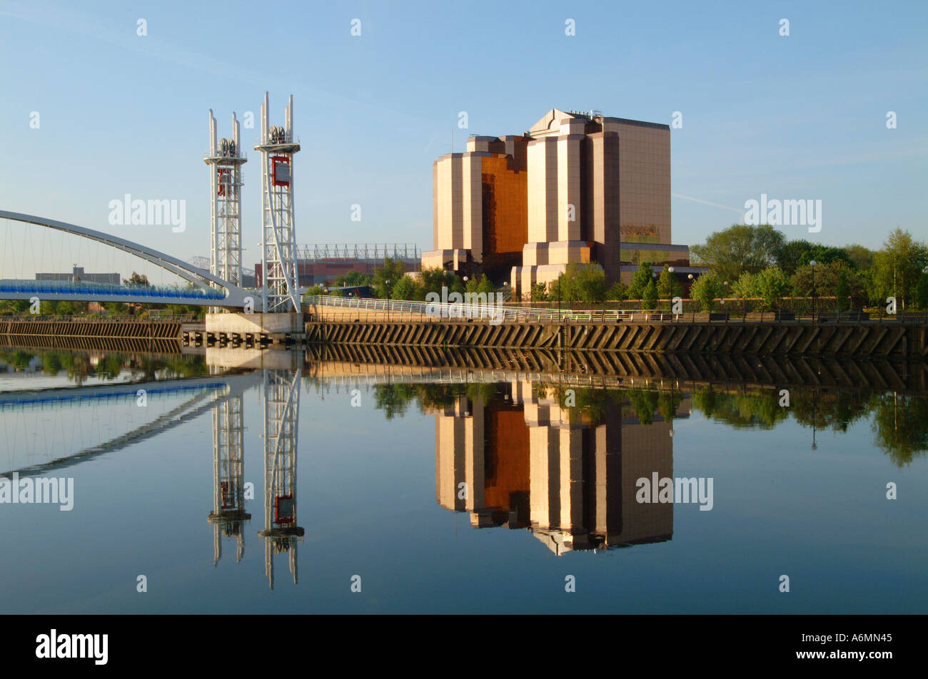 Trafford house Salford Quays Greater Manchester Lancashire North west ...