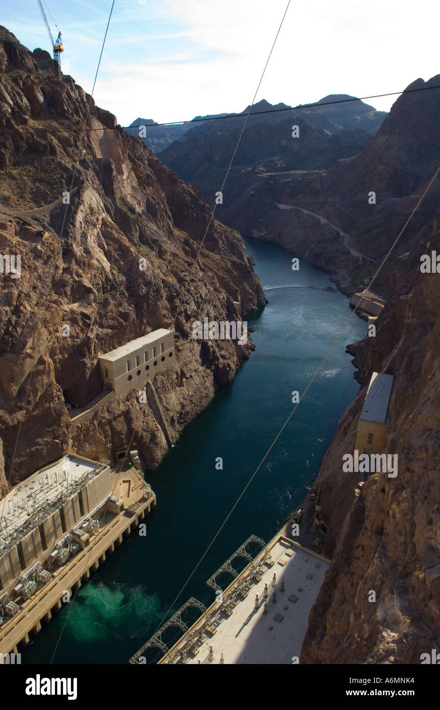 colorado river at hoover dam Stock Photo - Alamy