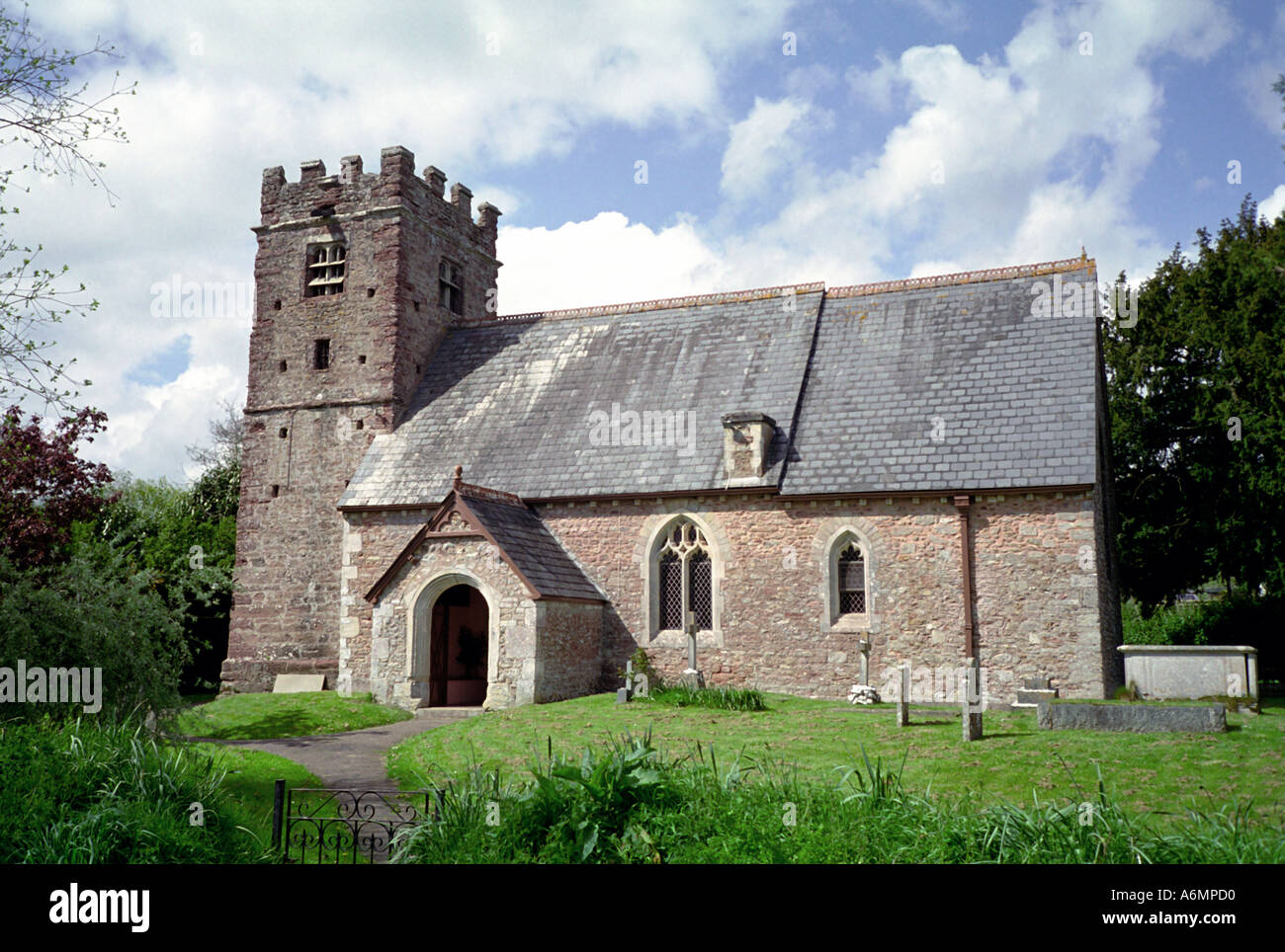 Church of St Gregory Venn Ottery Stock Photo - Alamy