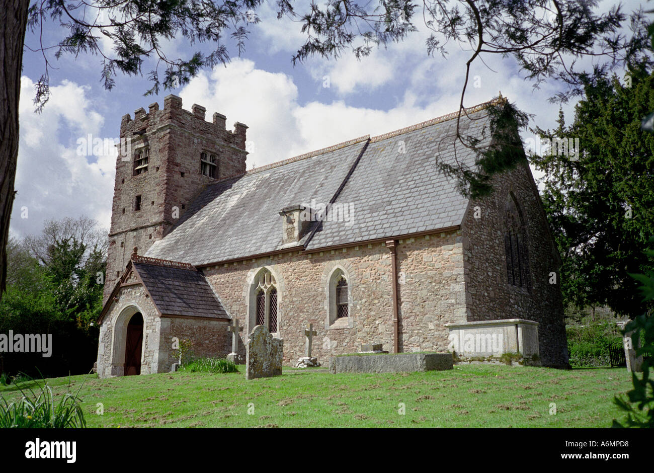 Church of St Gregory Venn Ottery Devon Stock Photo - Alamy