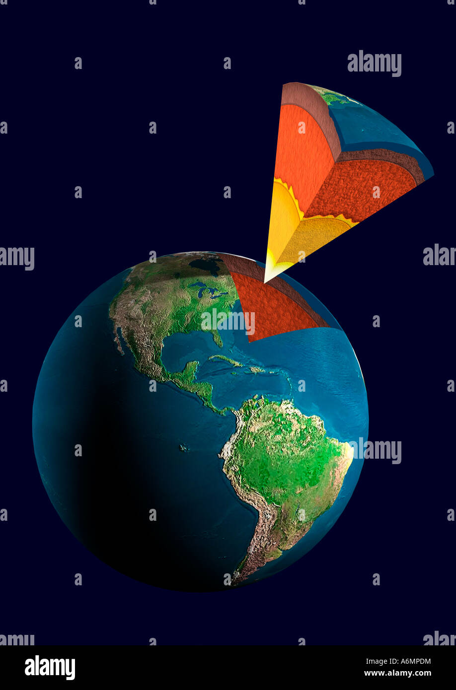 Inner structure earth hi-res stock photography and images - Alamy