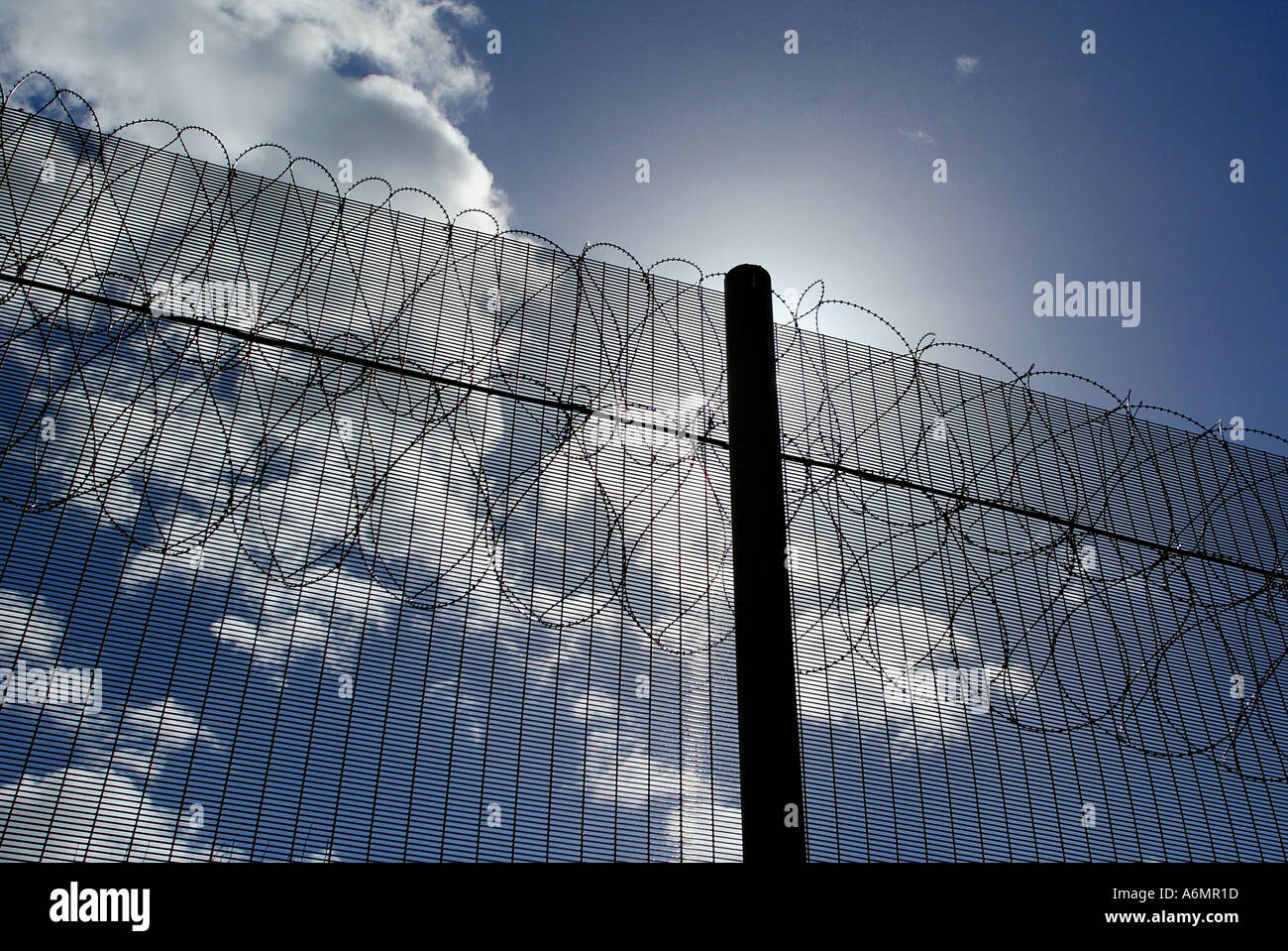 High security fence Stock Photo - Alamy