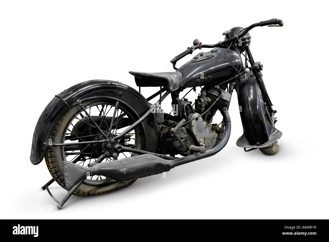 Vintage motorcycles Cut Out Stock Images & Pictures - Alamy