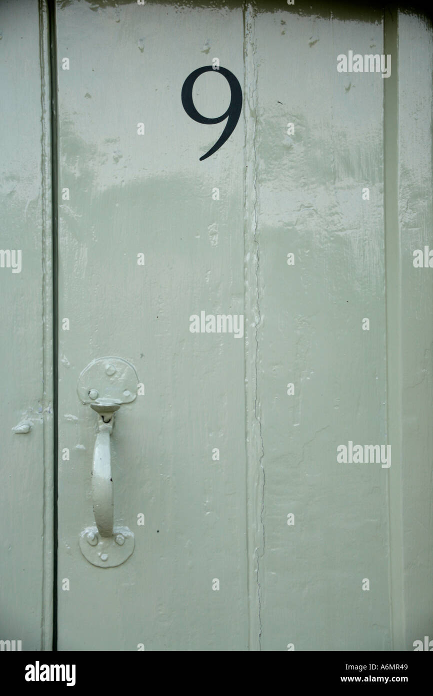 Door number 9 Stock Photo - Alamy