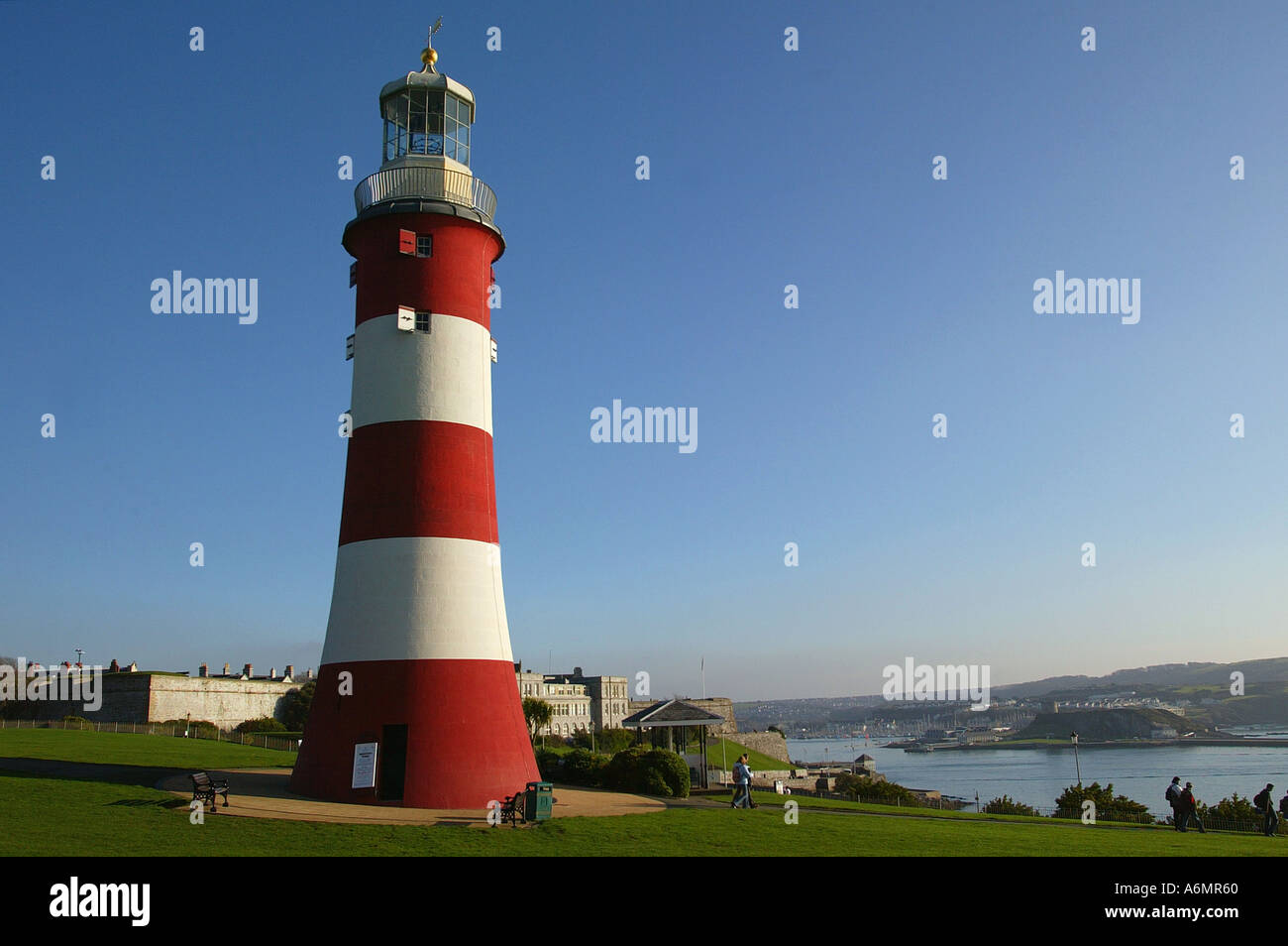 Smeaton's Tower the lighthouse that once stood on the Eddystone Rock ...