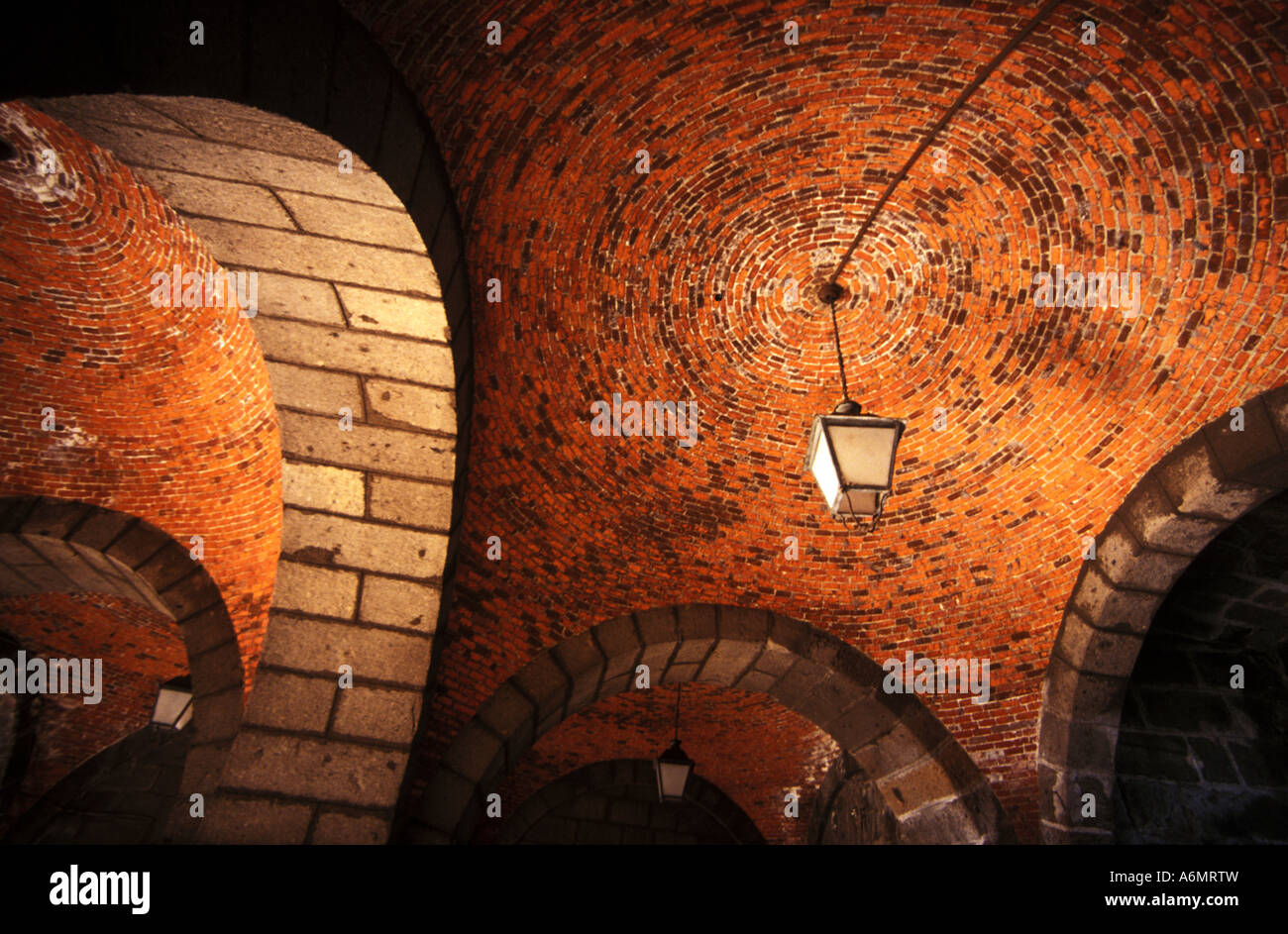 parian gate vaulted ceiling, intramuros, manila, philippines Stock ...