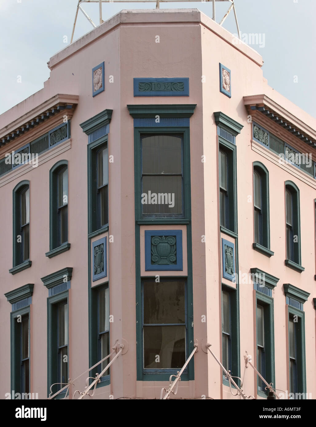 Unique building in Dunedin on South Island in scenic New Zealand Stock ...