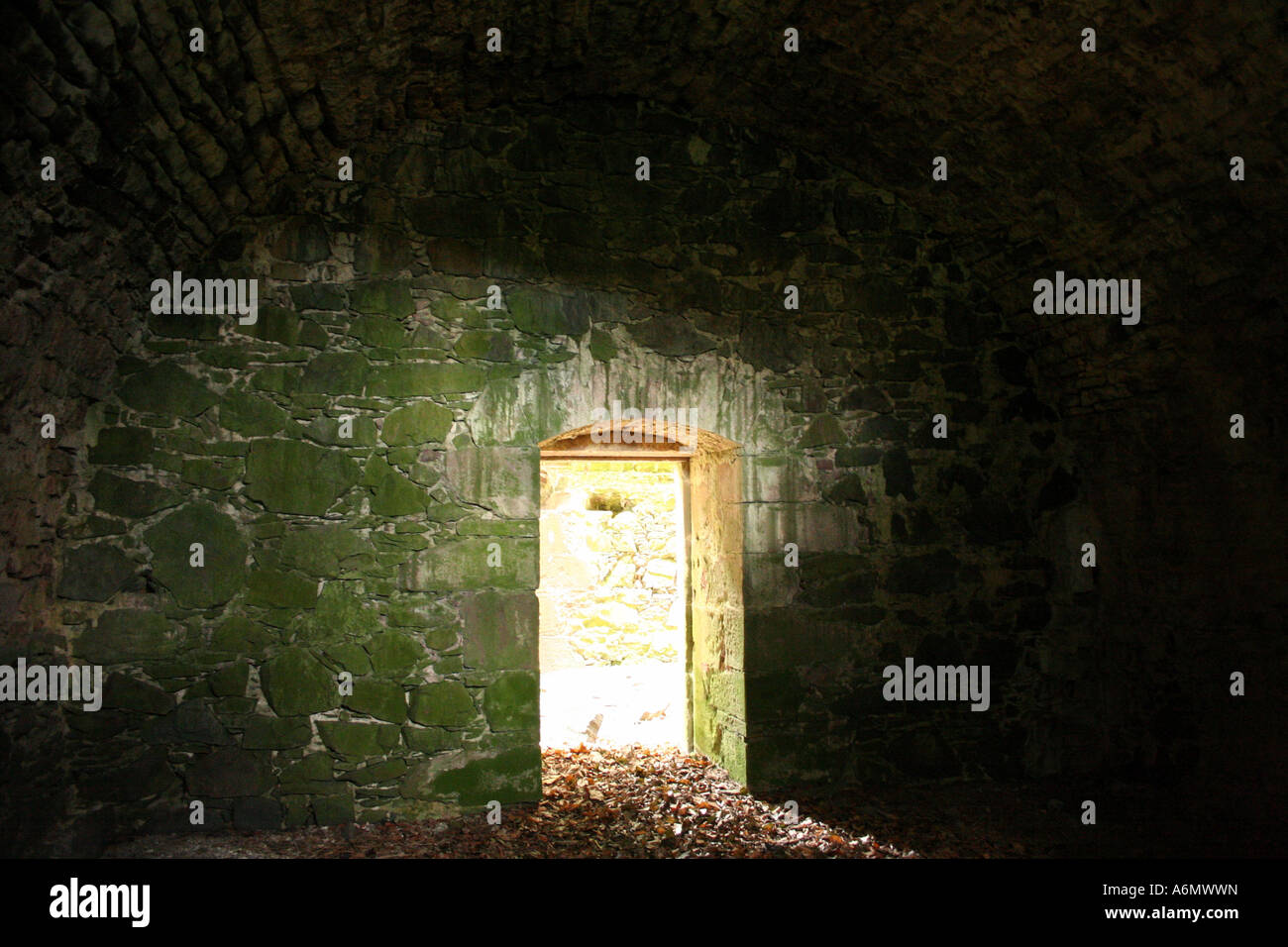 Drochil castle ruin, Scotland Stock Photo - Alamy