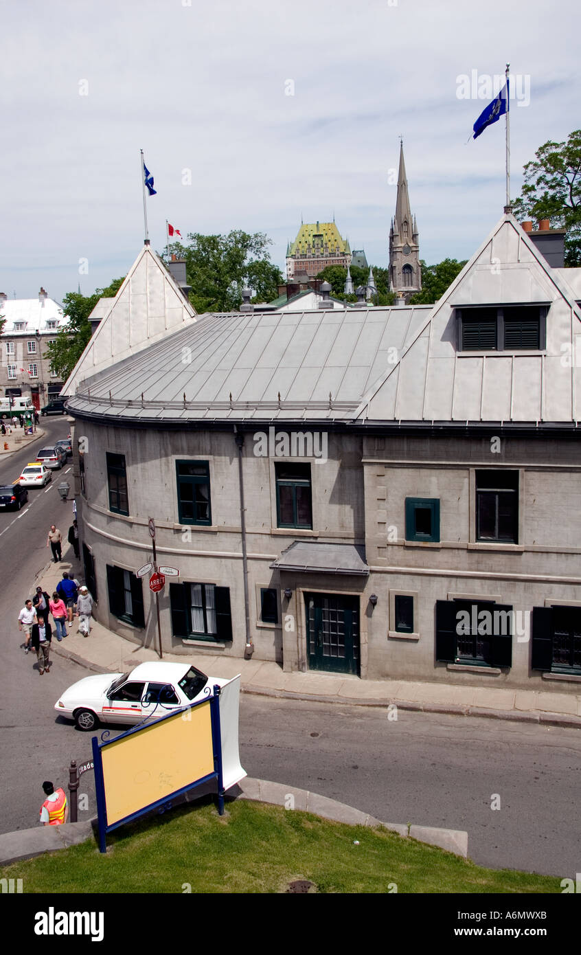 Street scene in Quebec City, Quebec, Canada Stock Photo - Alamy