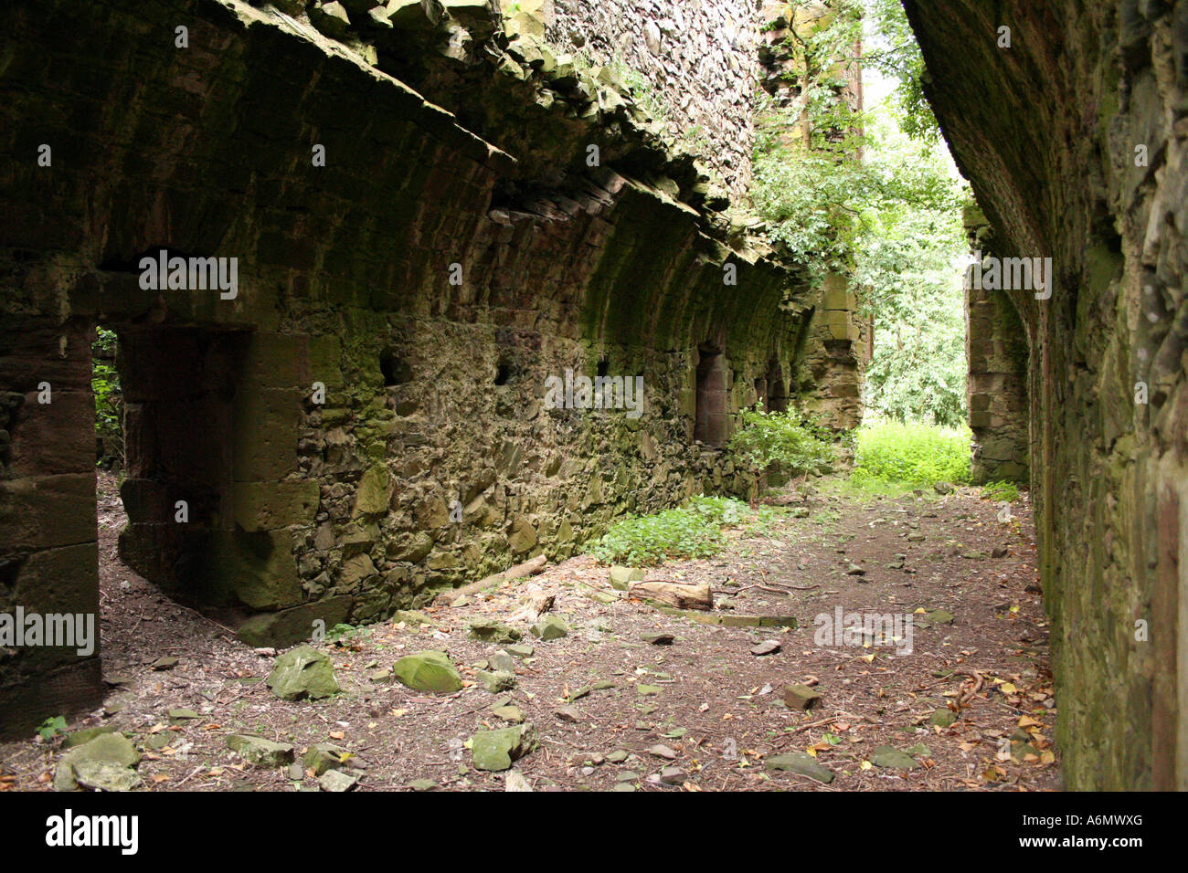 Drochil castle ruin, Scotland Stock Photo - Alamy