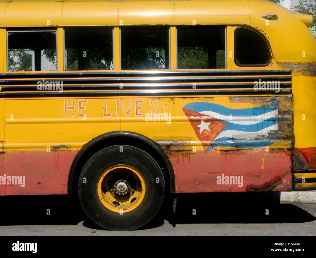 cuba american christian bus for cuban american friendship Stock Photo ...