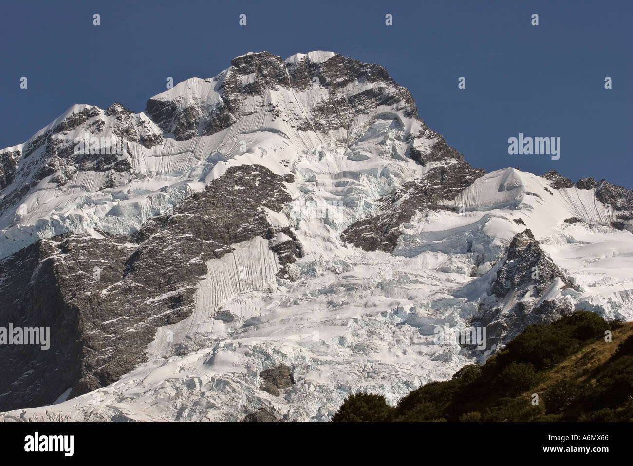 Mount Cook Range of Southern Alps in scenic New Zealand Stock Photo - Alamy