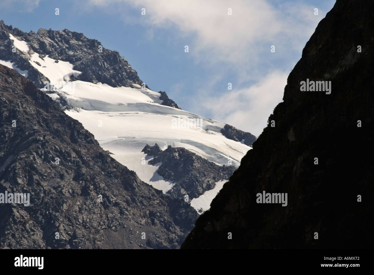 Mount Cook Range of Southern Alps in scenic New Zealand Stock Photo - Alamy