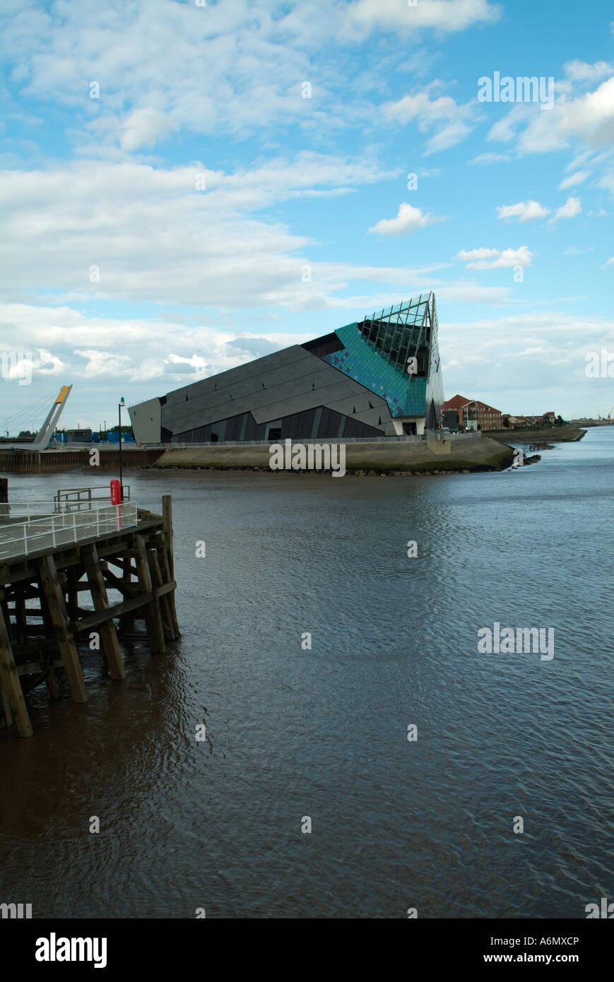 The Deep the aquarium built at Hull docks in the year 2000 Stock Photo ...