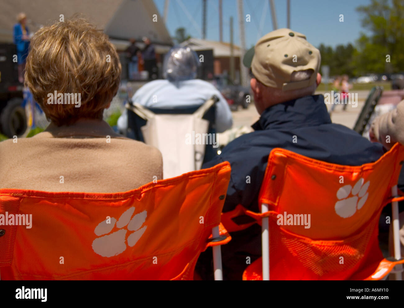 Stock Photo of Clemson fans enjoying Heath Springs Reunion South ...