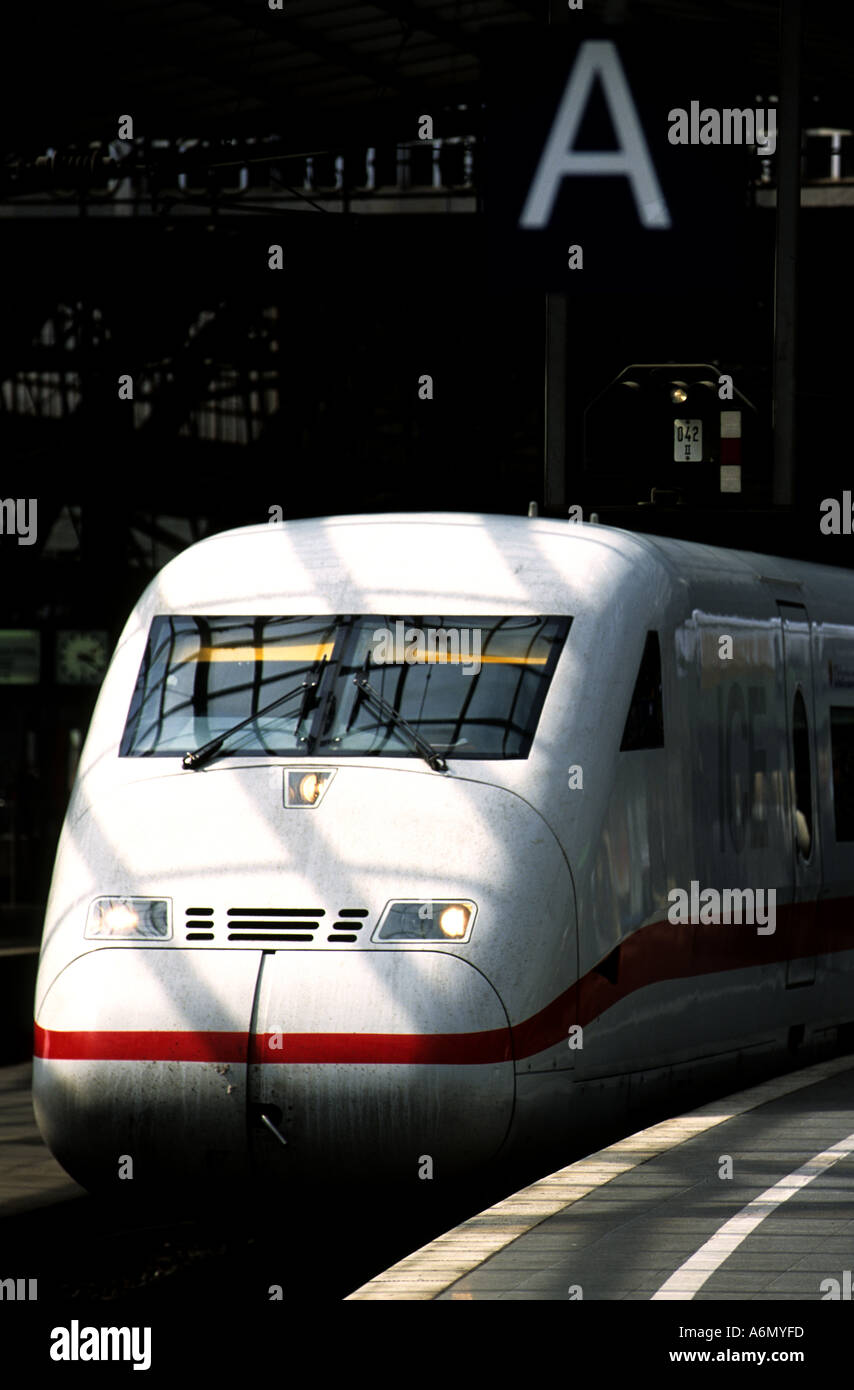 German Railways High-speed express passenger train, Cologne ...