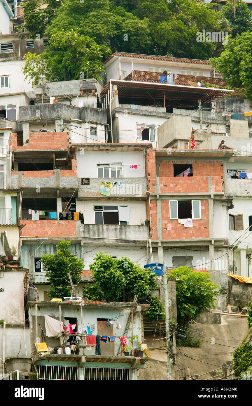 Slums in Rio de Janeiro Brazil Stock Photo - Alamy