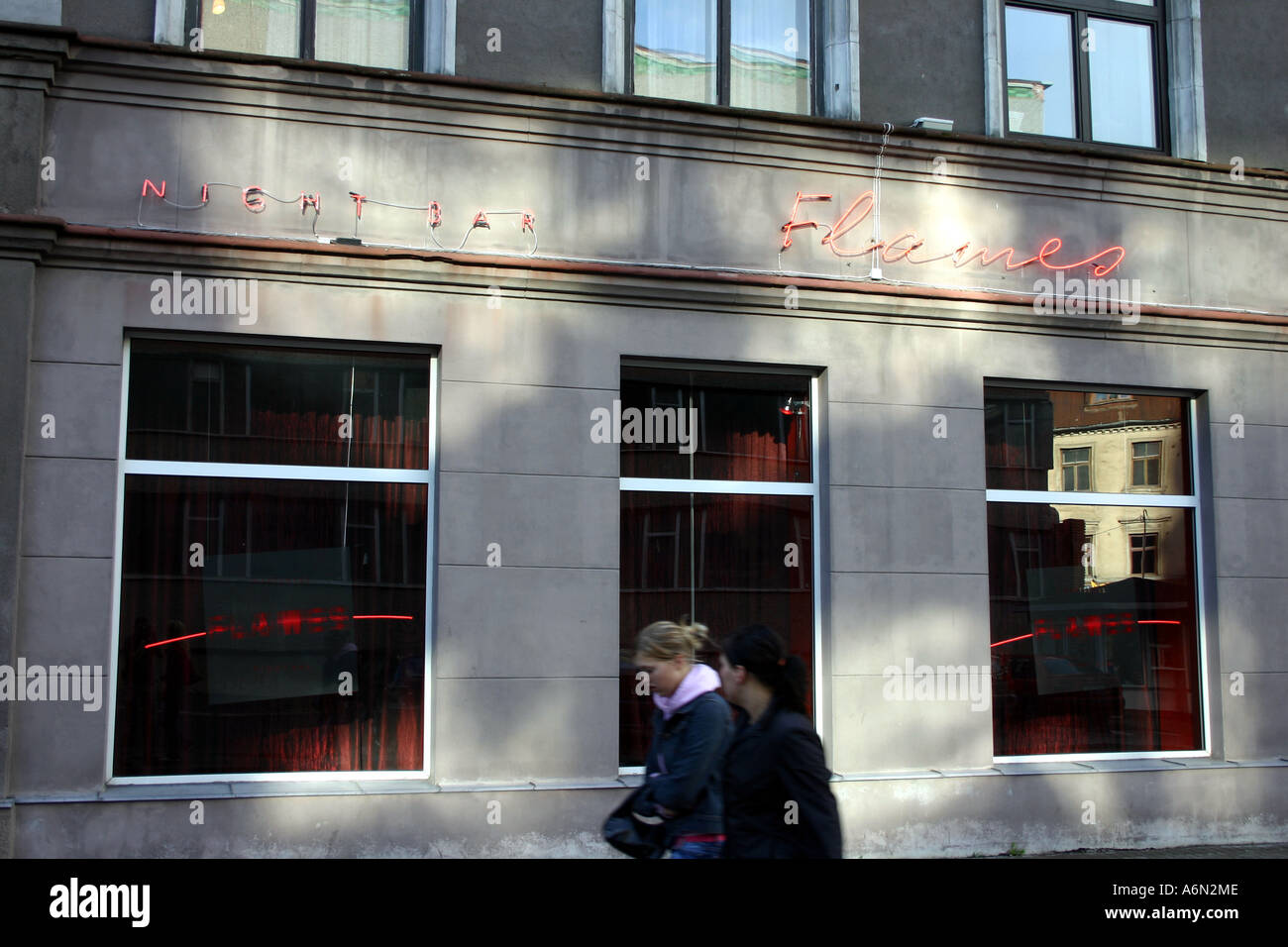 Riga Bar in the Old Town in Latvia Stock Photo - Alamy
