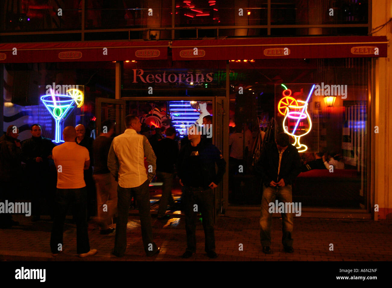 Riga nightlife hi-res stock photography and images - Alamy