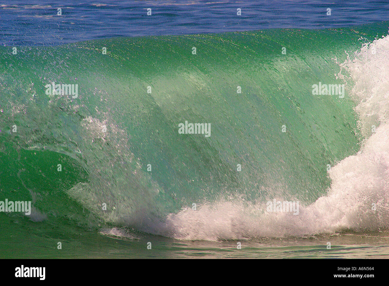 powerful breaking ocean wave Stock Photo - Alamy