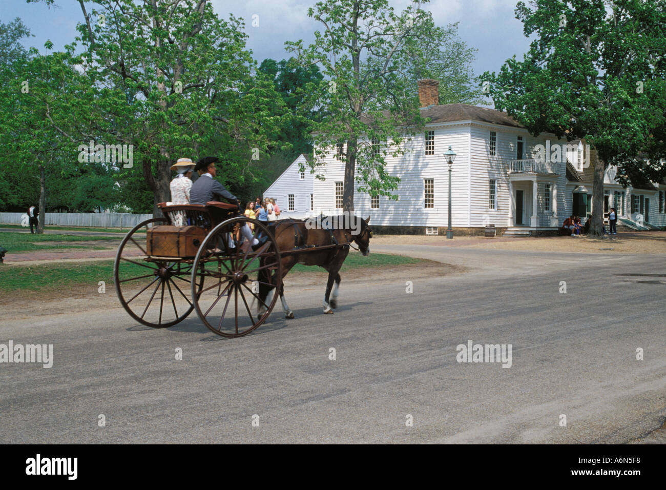 Character Interpreters and Carriage, Colonial Williamsburg, Virginia ...