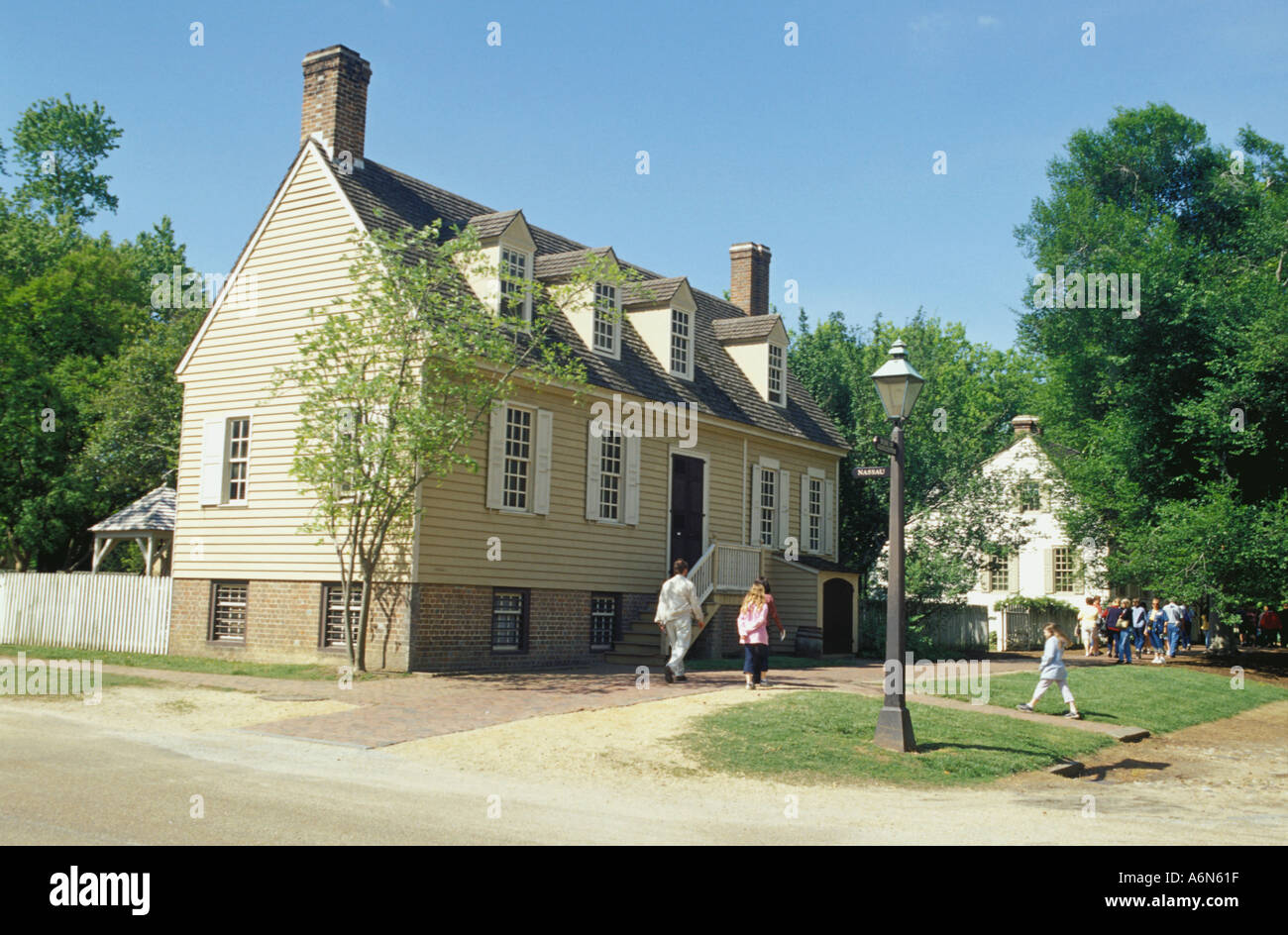 Bryan House, Colonial Williamsburg, Virginia Stock Photo - Alamy